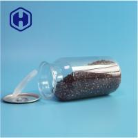 China Clear PET Plastic Cans 670ml Leak Proof Easy Open for Dry Food Spices for sale