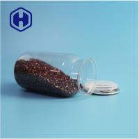 China Clear PET Plastic Cans 670ml Leak Proof Easy Open for Dry Food Spices for sale