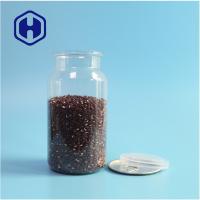China Clear PET Plastic Cans 670ml Leak Proof Easy Open for Dry Food Spices for sale