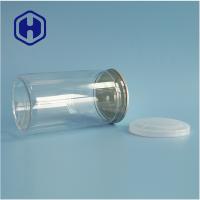 China 500ml Transparent PET Easy Open Can Airtight Cylindrical for Dry Fruit Wholesale 72.9mm for sale