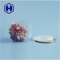China Transparent PET Plastic Easy Open Can 280ml 83.3mm Diameter Airtight Food Grade for Pet Snacks for sale