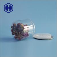 China Transparent PET Plastic Easy Open Can 280ml 83.3mm Diameter Airtight Food Grade for Pet Snacks for sale