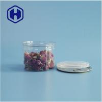 China Transparent PET Plastic Easy Open Can 280ml 83.3mm Diameter Airtight Food Grade for Pet Snacks for sale