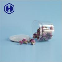 China Transparent PET Plastic Easy Open Can 280ml 83.3mm Diameter Airtight Food Grade for Pet Snacks for sale