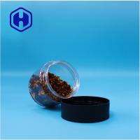 China 400ml Food Grade PET Plastic Jar 80x84mm Round Airtight Container for Food for sale