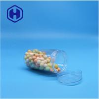 China 250ml Clear Round PET Plastic Sugar Jars Wholesale 57mm Neck Food Grade Airtight for sale