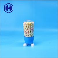 China Cartoon Shaped PET Candy Jar 358ml 69mm Food Grade Screw Lid Wholesale for sale