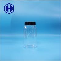China Triangle Unique Shape Food Storage PET Marshmallow Plastic Jar Screw Top Lid for sale