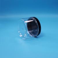 China Clear Round Mouth PET Plastic Jar 230ml 83mm Food Grade for Candy Tea Seed Gift for sale