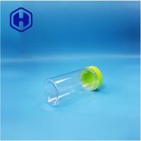 China Clear Round PET Jar 508ml 70mm Screw Top Lid for Dried Food Nuts Candy for sale