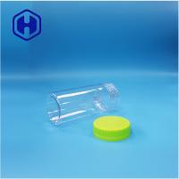 China Round Transparent PET Food Jar 508ml 72mm Diameter for Candy Nuts Sugar Packaging for sale