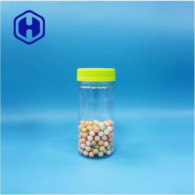 China Round Transparent PET Food Jar 508ml 72mm Diameter for Candy Nuts Sugar Packaging for sale