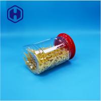 China Oval PET Plastic Jar 850ml 28.8oz Screw Top Lid for Nuts Candies Cookies Dried Food for sale
