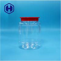 China Oval PET Plastic Jar 850ml 28.8oz Screw Top Lid for Nuts Candies Cookies Dried Food for sale