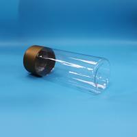 China Clear PET Plastic Round Food Jar 1180ml 85mm Diameter Screw Cap for Cookies Candy Baby Food for sale