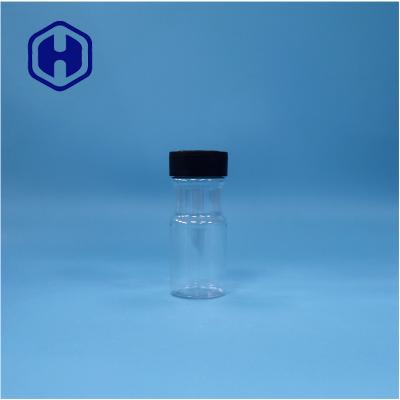 China Clear Plastic Spice Jar 100ml 40mm Flip Top Cap Food Grade PET BPA Free Wholesale for sale