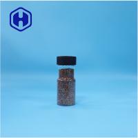 China 100ml Transparent PET Spice Jar with Flip Top Cap 40mm Neck Food Grade for sale
