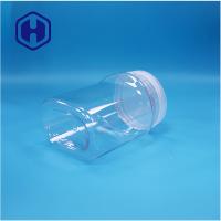 China Unique Shaped PET Dried Food Jar 980ml 87mm Screw Top Lid Customizable for sale