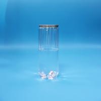 China Sealable Empty Transparent PET Soda Beverage Can 500ml 66mm with Easy Open Aluminium Lid for sale