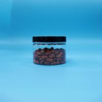 China Transparent Round Mouth PET Plastic Jar 230ml 83mm for Candy Cookie Gift Packaging for sale