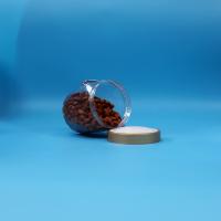 China Food Grade PET Clear Jar 450ml 83mm Wide Mouth Screw Lid Cookie Candy Container for sale