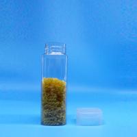 China 600ml Square PET Plastic Jars with 55mm Screw Lids Clear Transparent Food Grade Candy Snack Container for sale