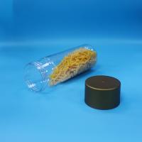 China Clear PET Plastic Tall Cylinder Jar 1180ml 85mm Diameter Screw Cap for Cookies Nuts Candy for sale