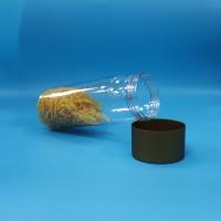 China Clear PET Plastic Tall Cylinder Jar 1180ml 85mm Diameter Screw Cap for Cookies Nuts Candy for sale