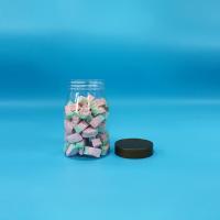 China Round Wide Mouth PET Plastic Jar 470ml 62mm Neck Screw Cap Food Grade Transparent for sale