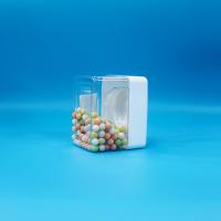 China Empty 650ml Square PET Plastic Jars with Screw Lids for Snack Baby Food Candy for sale
