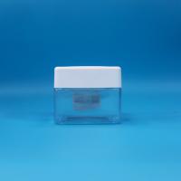 China Empty 650ml Square PET Plastic Jars with Screw Lids for Snack Baby Food Candy for sale