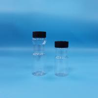 China Food Grade PET Plastic Spice Jar 100ml with Sifting Lid Transparent Clear for sale