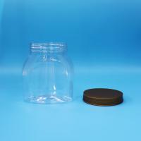 China Wide Mouth PET Plastic Jar 700ml 87mm Neck for Food Noodles Biscuits Candy Packaging for sale