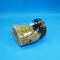 China Wide Mouth PET Plastic Jar 700ml 87mm Neck for Food Noodles Biscuits Candy Packaging for sale