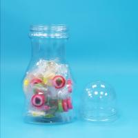 China Food Grade Clear PET Plastic Jar 469ml 56mm Screw Lid for Hard Candy Baby Food for sale