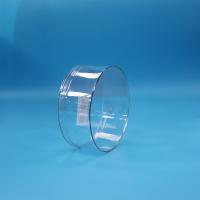 China Biscuit Dried Fruit Candy Chocolate Candy Transparent Round Plastic Packaging Box for sale