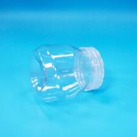 China Food Grade PET Plastic Jar 330ml 82mm Diameter Clear Empty Candy Cookie Container Screw Cap for sale