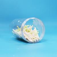 China BPA Free Clear PET Plastic Candy Jar 720ml 80mm Screw Lid Transparent Round Shape for Cookies Nuts for sale