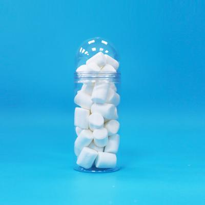 China Food Grade Transparent PET Candy Jar 149ml 66mm Screw Lid Round Small for sale