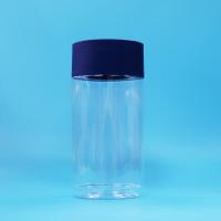 China Oval Shaped Transparent PET Candy Jar 1060ml 65mm Neck Tamper Proof BPA Free for sale