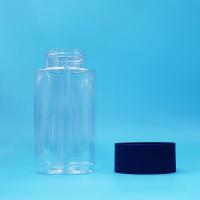 China Oval Shaped Transparent PET Candy Jar 1060ml 65mm Neck Tamper Proof BPA Free for sale