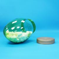 China Clear PET Food Grade Nuts Candy Jar 2590ml 110mm Screw Flat Lid for sale