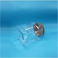 China Food Grade Clear PET Jar 2400ml 110mm Screw Lid for Nuts Dried Fruit Packaging for sale