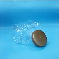 China Food Grade Clear PET Jar 2400ml 110mm Screw Lid for Nuts Dried Fruit Packaging for sale