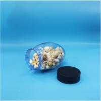 China Unique Egg-Shaped Plastic Candy Jar 1270ml Food Grade PET Screw Lid Airtight Leak Proof for sale