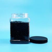 China Clear PET Plastic Grip Square Food Jar 1805ml 110mm Screw Flat Lid for Baby Food Dried Fruit for sale
