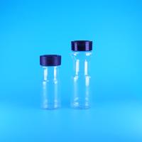 China Food Grade 100ml Clear PET Plastic Spice Jar with Sifting Lid for Pepper Powder for sale