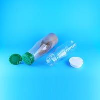 China Clear PET Plastic Spice Jar 200ml 330ml with Flip Top Cap BPA Free Food Grade for sale