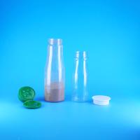 China Clear PET Plastic Spice Jar 200ml 330ml with Flip Top Cap BPA Free Food Grade for sale