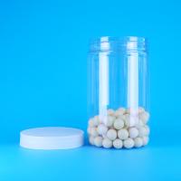 China Food Grade PET Plastic Candy Jar 810ml 91mm Diameter Clear Nut Snack Container for sale